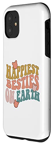 iPhone 11 Happiest Besties On Earth Cute Custom Park For Best Friends Case