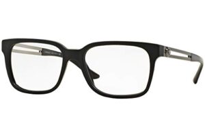 versace ve 3218 5122_5 matte black plastic square eyeglasses 53mm