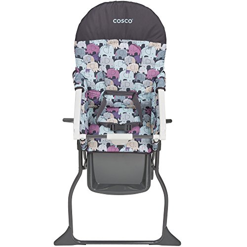 Cosco Simple Fold High Chair, Elephant Puzzle