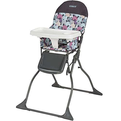 Cosco Simple Fold High Chair, Elephant Puzzle