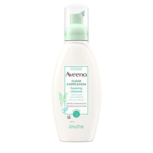 Aveeno Active Naturals Clear Complexion Foaming Cleanser 6 OZ (PACK OF 2)