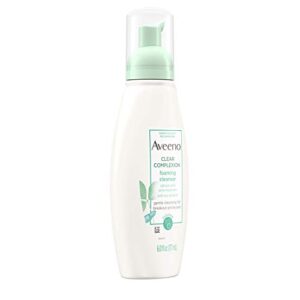 Aveeno Active Naturals Clear Complexion Foaming Cleanser 6 OZ (PACK OF 2)