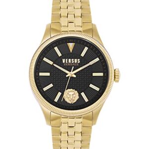 Versus Versace Mens Black 45 mm Colonne Watch VSPHI5221