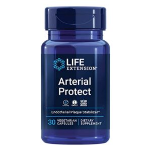 life extension arterial protect – gotu kola and pycnogenol french maritime pine bark extracts – non-gmo, gluten-free – 30 vegetarian capsules