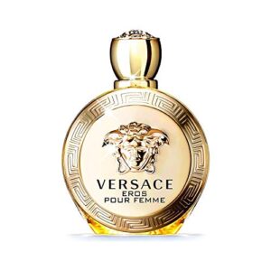 versace eros pour femme eau de parfum spray, 3.4 ounce