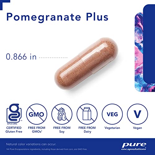 Pure Encapsulations Pomegranate Plus | Antioxidant Support for Vascular and Cellular Health* | 120 Capsules