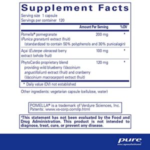 Pure Encapsulations Pomegranate Plus | Antioxidant Support for Vascular and Cellular Health* | 120 Capsules