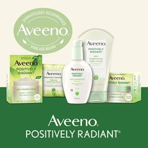 Aveeno Positively Radiant Daily Face Moisturizer with Broad Spectrum SPF 15 Sunscreen and Soy Extract, 4 fl. oz