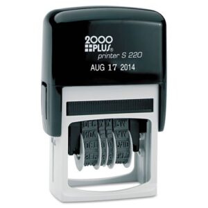 cosco printer s 200 self-inking date stamp – date stamp – black