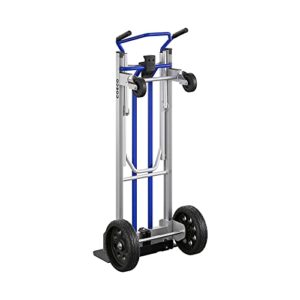 COSCO 12253BLU1E Next Gen 3-in-1 Folding Toe Plate Hand Truck, 800 lb/100 lb Weight Capacity, Blue