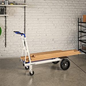 COSCO 12253BLU1E Next Gen 3-in-1 Folding Toe Plate Hand Truck, 800 lb/100 lb Weight Capacity, Blue