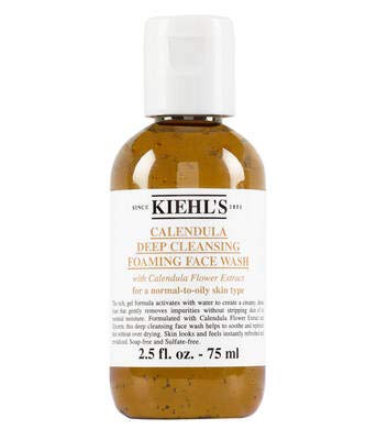 Kiehl's Calendula Deep Cleansing Foaming Face Wash, 2.5 Ounce/ 75ml