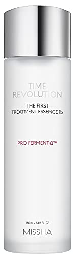 MISSHA Time Revolution The First Treatment Essence RX 150ml - Essence/Toner That Moisturizes and Smoothes The Skin Creating A Clean Base - Amazon Code Verified for Authenticity