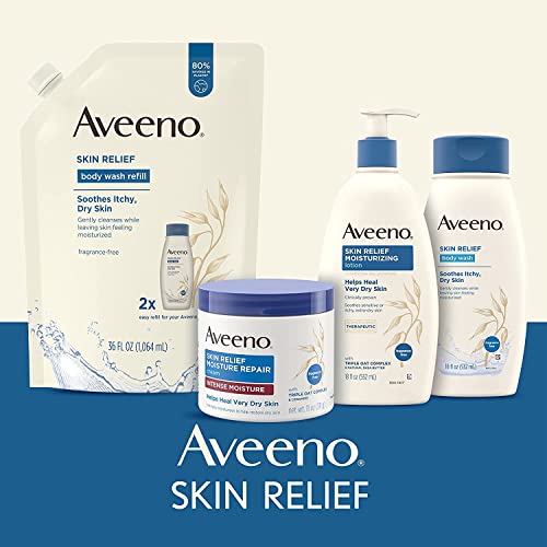 Aveeno Skin Relief Intense Moisture Repair Cream, 11 oz (Pack of 3)