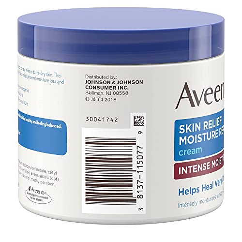 Aveeno Skin Relief Intense Moisture Repair Cream, 11 oz (Pack of 3)