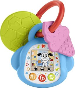 fisher-price laugh & learn baby & toddler toy digipuppy pretend digital pet with music & lights for ages 6+ months