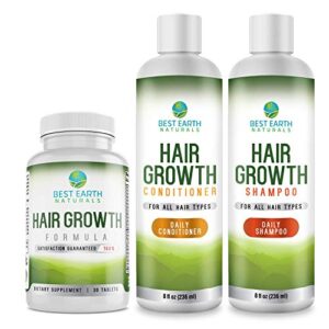 Hair Growth Shampoo For Healthy Hair Growth, Hair loss, Slow Growing and Thinning Hair For Men and Women 8 Ounces