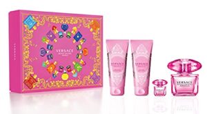 versace bright crystal absolu by versace, 4 piece gift set for women