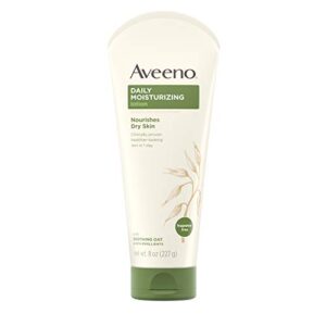 Aveeno Daily Moisturizing Winter Skin Essentials Skincare Set for Face & Body with Daily Moisturizing Body Lotion, Body Wash, Facial Cleanser, and Face Cream, Gift Set, 4 Items