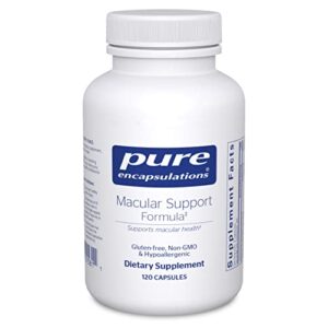 pure encapsulations macular support formula | hypoallergenic supplement with enhanced antioxidant formula for healthy eyes* | 120 capsules