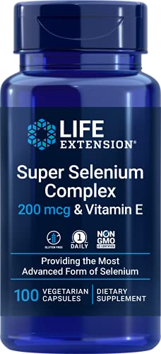 Life Extension Super Selenium Complex with Vitamin E – Cellular Health & Longevity Support – Gluten-Free, Non-GMO, Vegetarian –100 Capsules