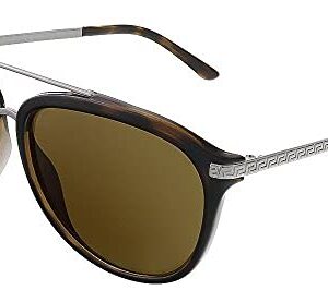 Versace VE4299-108/73 Sunglasses HAVANA w/DARK BROWN 58mm