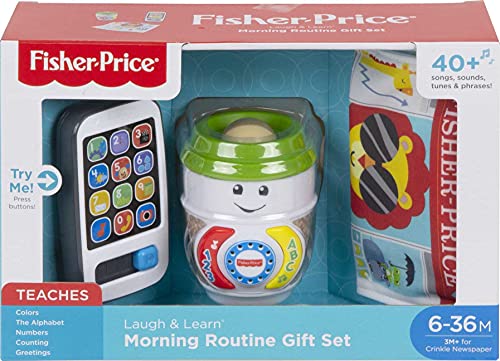 Fisher-Price Laugh & Learn Morning Routine Gift Set [Amazon Exclusive]