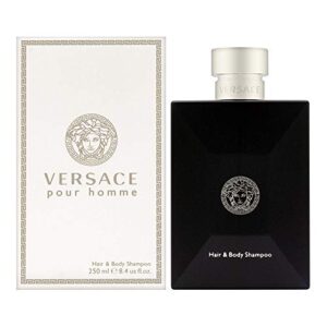 versace signature pour homme hair and body shampoo 8.4 ounces