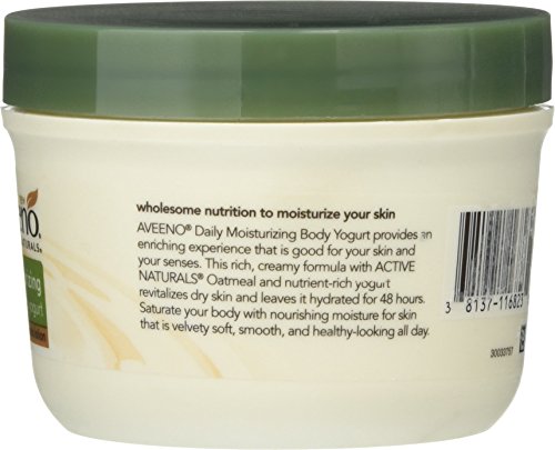 Aveeno Active Naturals Daily Moisturizing Body Yogurt Moisturizer, Vanilla And Oats, 7oz,