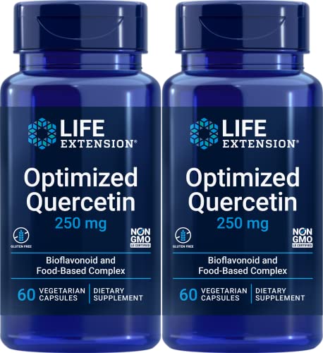 Life Extension Optimized Quercetin, 60 Capsules (2 Pack)