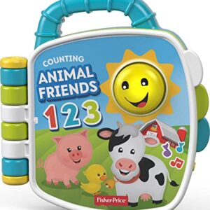 Fisher-Price Laugh & Learn Counting Animal Friends, Musical Baby Book