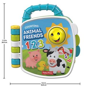 Fisher-Price Laugh & Learn Counting Animal Friends, Musical Baby Book