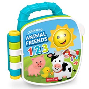 Fisher-Price Laugh & Learn Counting Animal Friends, Musical Baby Book