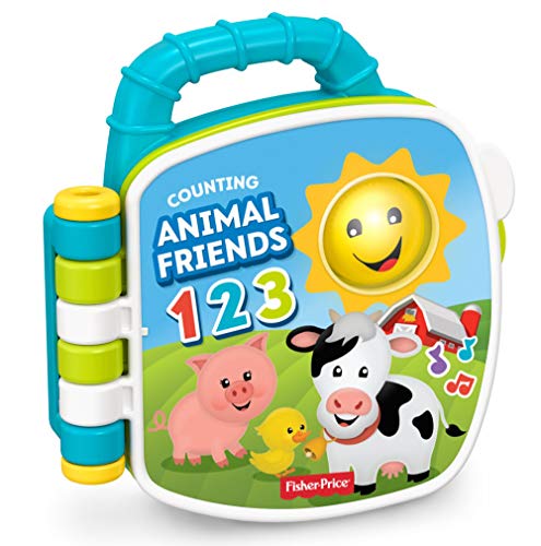 Fisher-Price Laugh & Learn Counting Animal Friends, Musical Baby Book