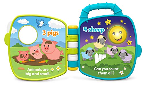 Fisher-Price Laugh & Learn Counting Animal Friends, Musical Baby Book