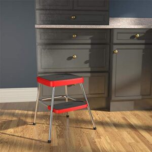 COSCO 11330RED1E Stylaire Retro Two (red, one Pack) Step Stool,