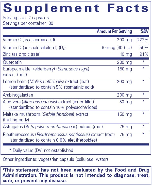 Pure Encapsulations Daily Immune | Comprehensive Immune Formula with Vitamin, Mineral, and Herbal Support | 60 Capsules*