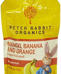 Peter Rabbit Organics Baby Mango, Banana, and Orange, 4 oz