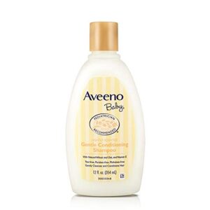 aveeno gentle conditioning baby shampoo, 12 ounce (pack of 2)