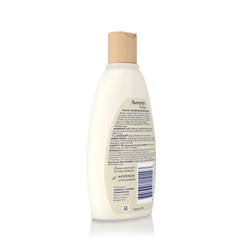 Aveeno Gentle Conditioning Baby Shampoo, 12 Ounce (Pack of 2)