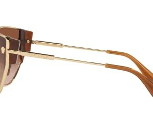 Versace Woman Sunglasses Gold Frame, Brown Gradient Lenses, 0MM