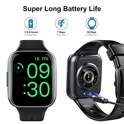 Smart Watch for Men Women, 1.69" HD Screen Activity Tracker Smartwatch, Fitness Tracker with Heart Rate/Sleep Monitor, 25 Sport Modes IP68 Waterproof, Pedometer, Fitness Watch for Android iOS Phones