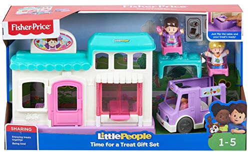 Fisher-Price Little People Time for a Treat Gift Set, Toddler Play Set with Figures