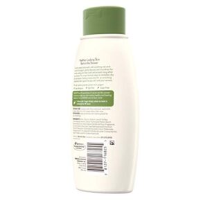 Aveeno Daily Moisturizing Yogurt Body Wash for Dry Skin with Soothing Oat & Vanilla Scent, Gentle Body Cleanser, 12 fl. oz