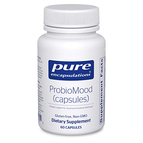 Pure Encapsulations - ProbioMood - Shelf Stable Probiotic Combination Designed to Support Well-Being - 60 Capsules