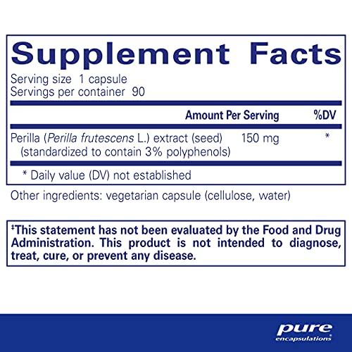 Pure Encapsulations Perilla Extract | Support for Healthy Modulation of Th2 Cytokines and Mucosal Health* | 90 Capsules