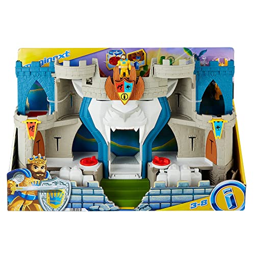 Fisher-Price Imaginext The Lion's Kingdom Castle Medieval-Themed Playset with Figures for Preschool Kids Ages 3 to 8 Years