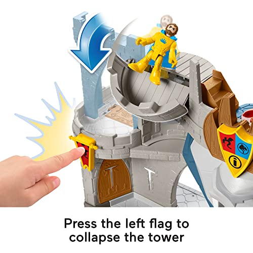 Fisher-Price Imaginext The Lion's Kingdom Castle Medieval-Themed Playset with Figures for Preschool Kids Ages 3 to 8 Years