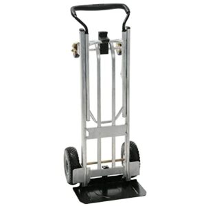 cosco 3 in 1 aluminium 992lb / 450kg capacity hand truck with flat-free wheels