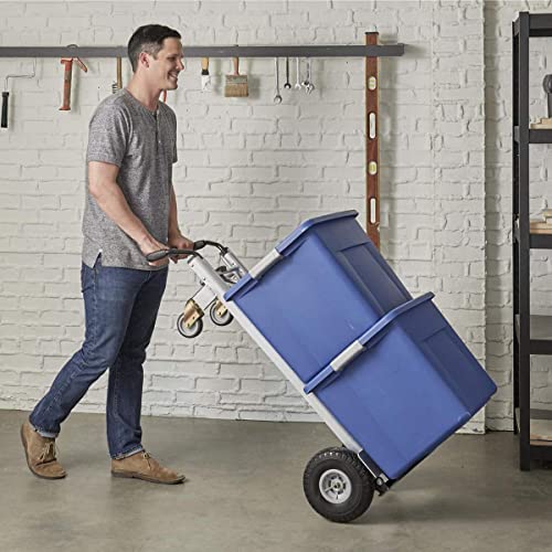 Cosco 3 in 1 Aluminium 992lb / 450kg Capacity Hand Truck with Flat-Free Wheels